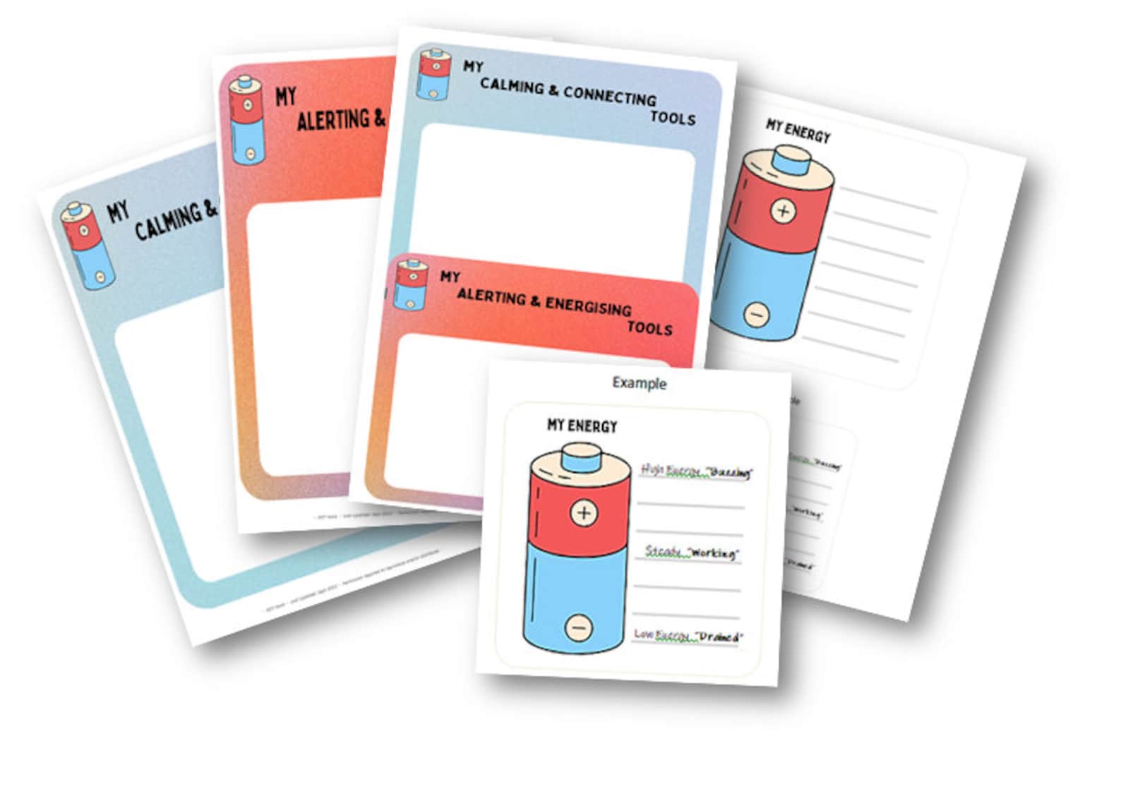 Self Regulation, Resource, Sensory, Battery, Activation, Paeds, OT ...