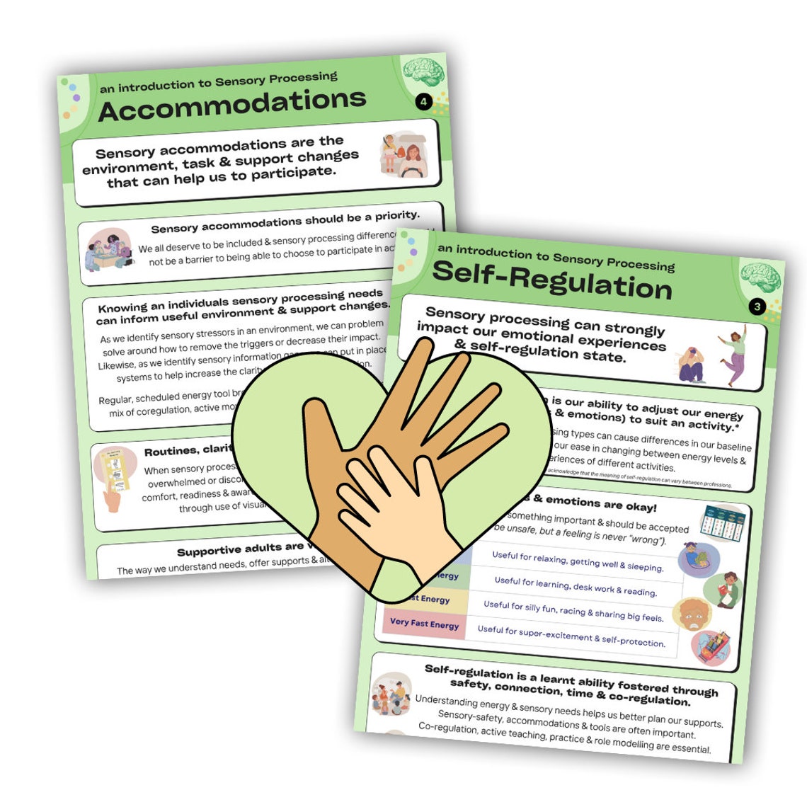 Sensory Processing Handouts, Self-regulation, OT, Energy, Sensory ...
