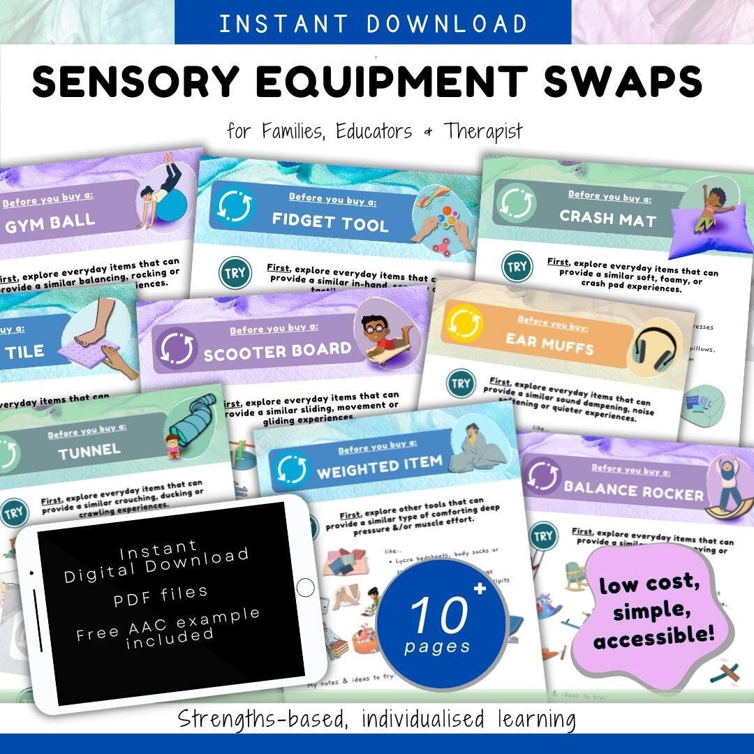 Sensory Equipment Swaps, Low-cost, Simple, Accessible, Self-regulation ...
