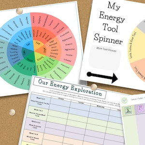 Feelings Wheel, Energy Tools, Self Regulation, Sensory Tools, Resources ...