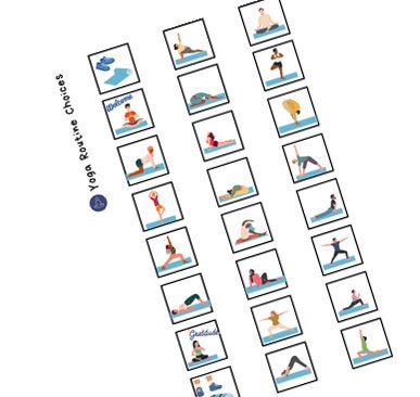 Yoga Visual Sequences & Spinners, Kids, Teens, Cards, Activity ...
