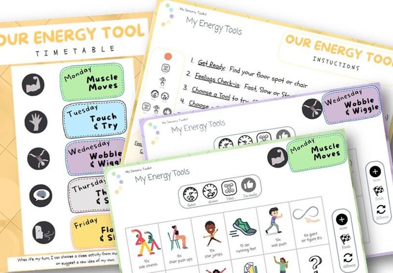 Brain Breaks: Self-regulation Tool Choice Program Sensory - Etsy Australia