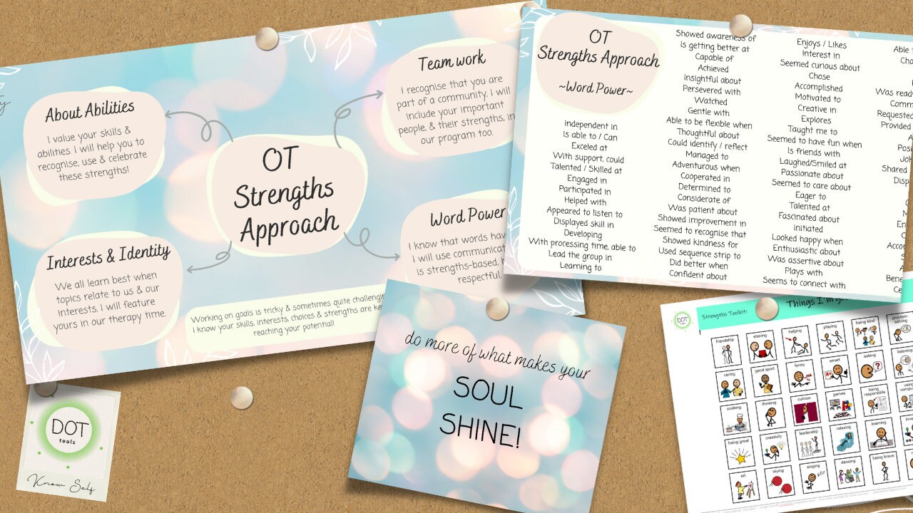 Strengths OT Resource Pack, Strengths-based, Occupational Therapy ...