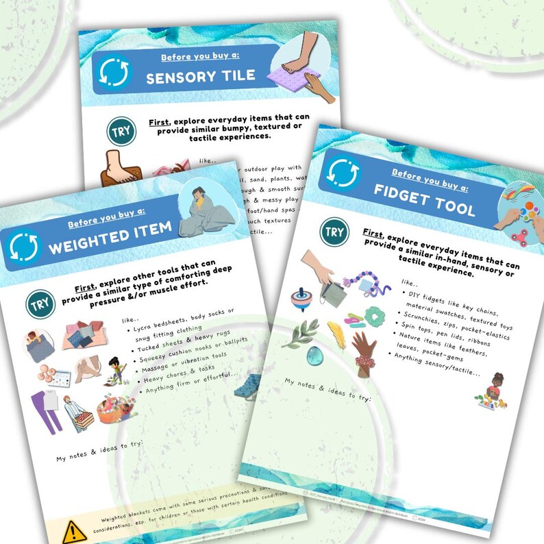 Sensory Equipment Swaps, Low-cost, Simple, Accessible, Self-regulation ...