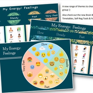 Self-regulation Group Visuals Toolkit: Nature, Sensory Tools, Feelings ...