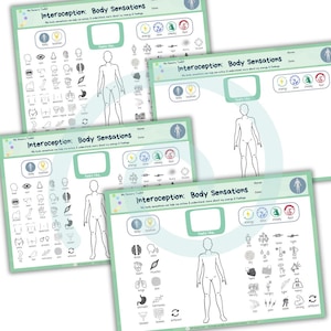 NEW Body Sensations: Learning Worksheets, Cues, Energy, Interoception ...