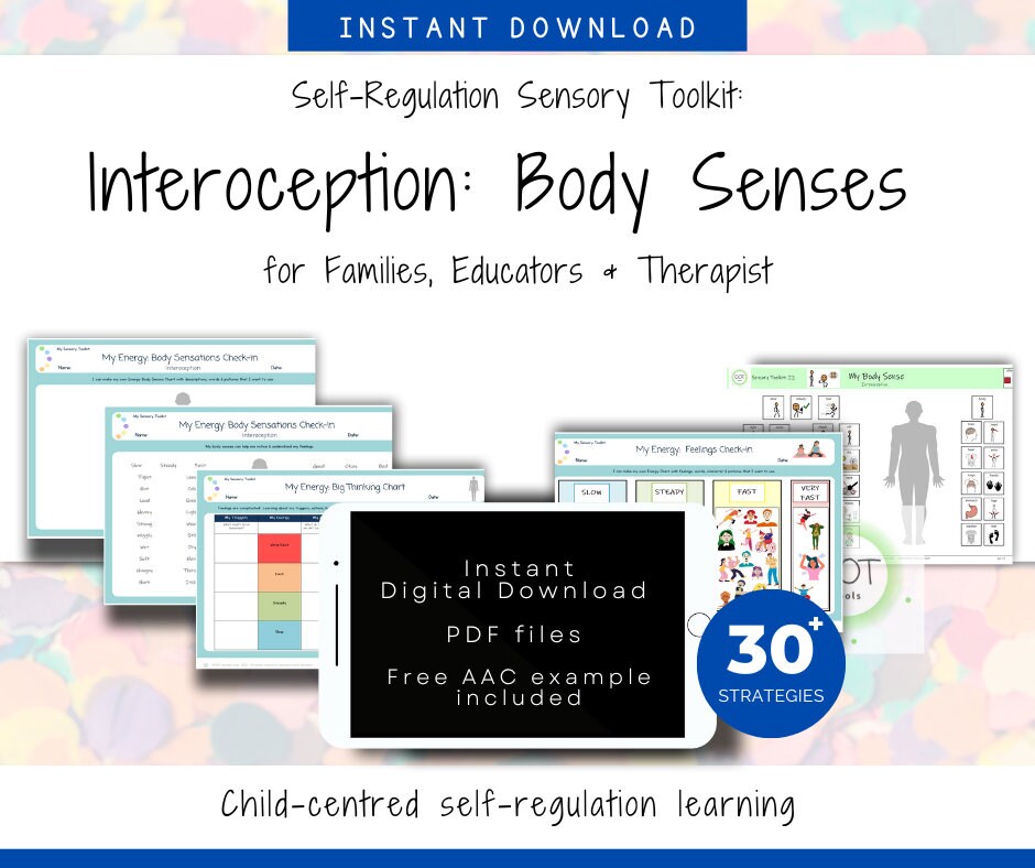 Interoception Children's Book, My Body Helps Me Know How I Feel, Body ...