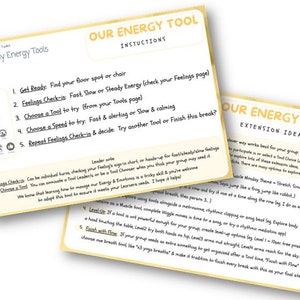 Brain Breaks: Self-regulation Tool Choice Program, Sensory Tool ...