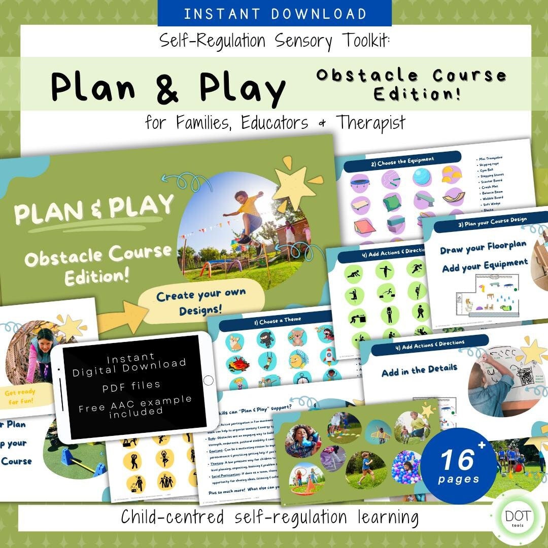 Plan & Play: Obstacle Courses, Executive Function, Sensory Regulation ...