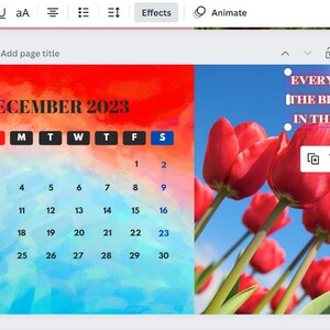 Editable 2023 Calendar, Digital Calendar, Cute, Printable Calendar ...
