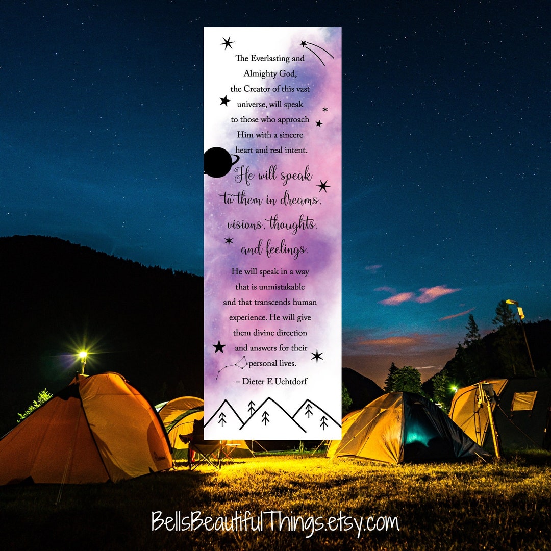 LDS Scripture Bookmarks for Prayer Printable Christian Faith Gift Ideas ...