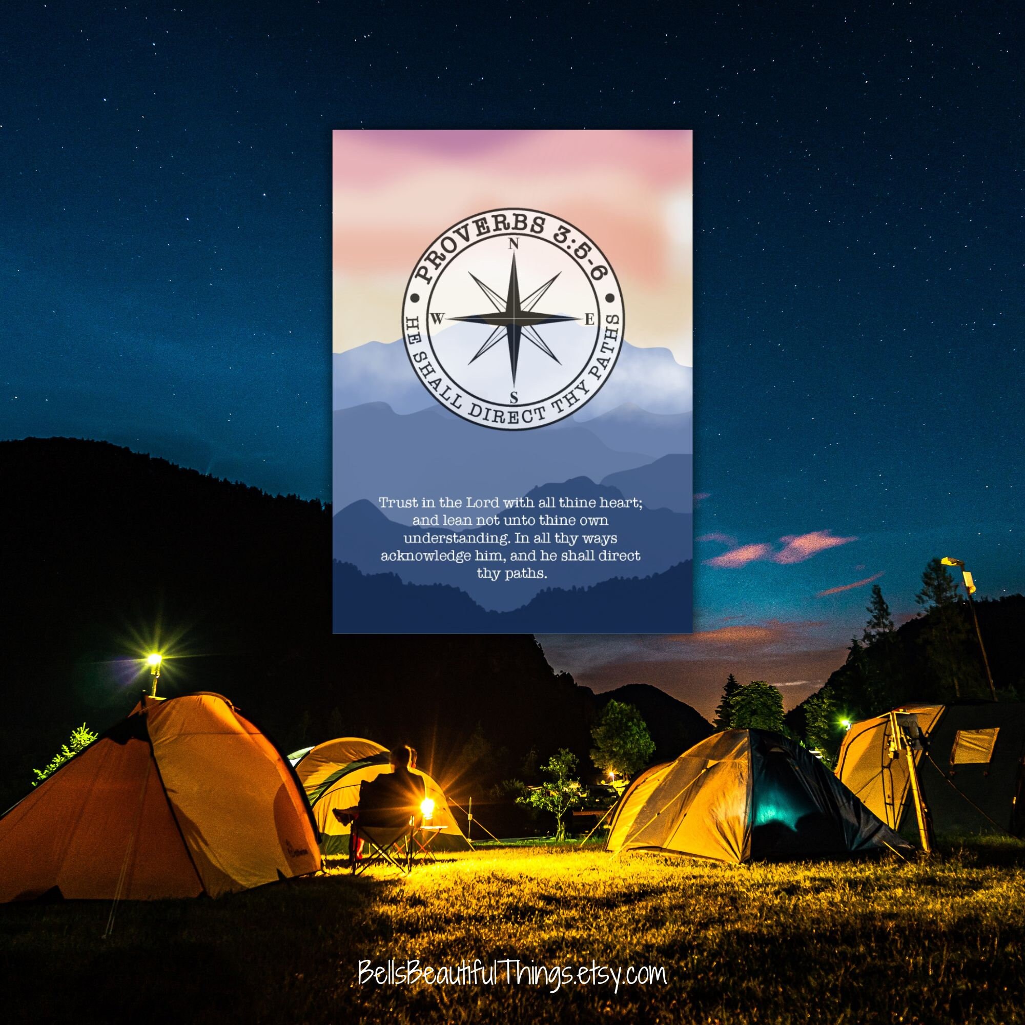 Compass Bible Verse Gift Tags inspirational Compass Scripture Quote ...