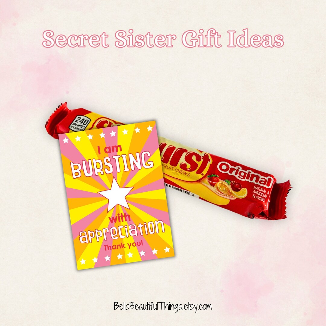 Starburst Candy Thank You Gift Tags – Appreciation Favor Tags – Teacher ...