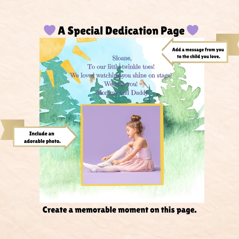 Personalized Ballerina Bear Book – Custom Dance Keepsake for Kids ...