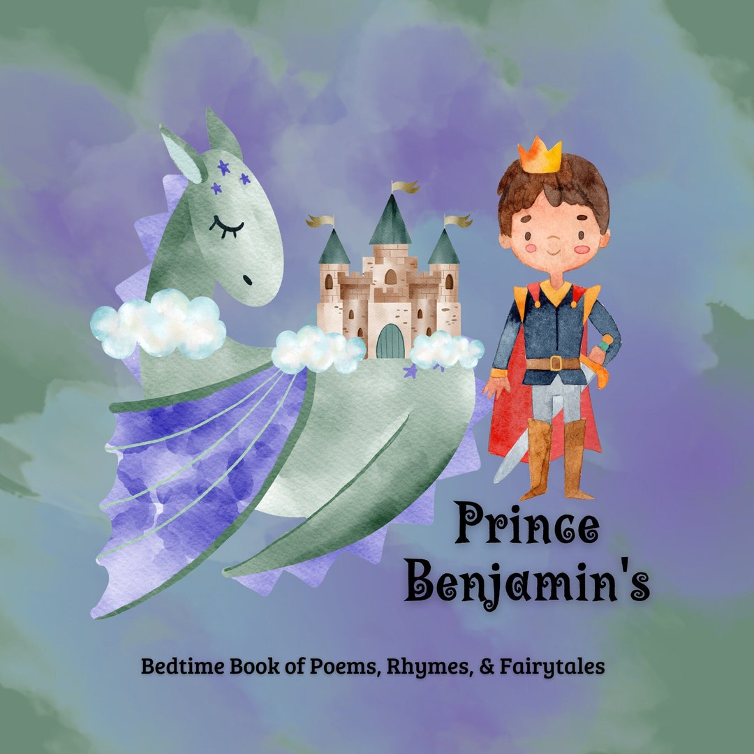 Personalized Bedtime Book for Boys Poetry, Nursery Rhymes and Poems ...