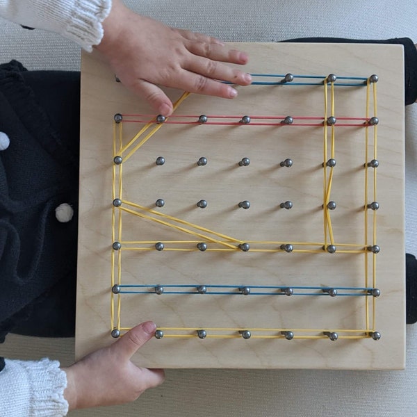Wood Geoboard - Etsy