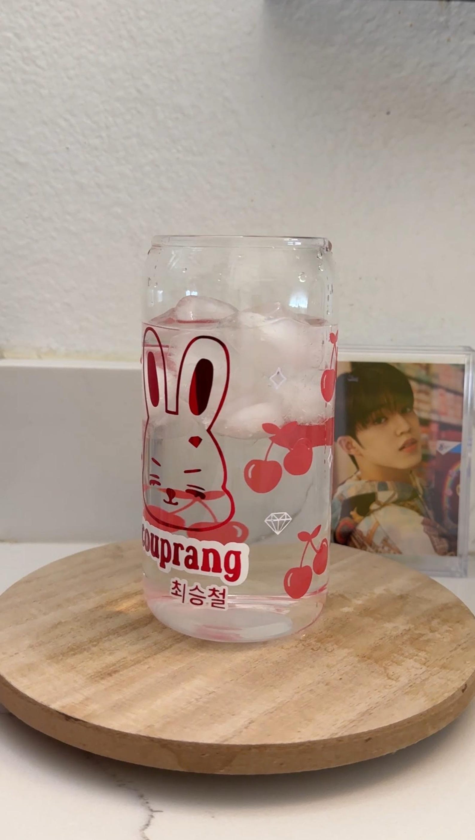 Color Changing SVT Choitcherry Couprang Glass Cup | Seventeen Kpop ...