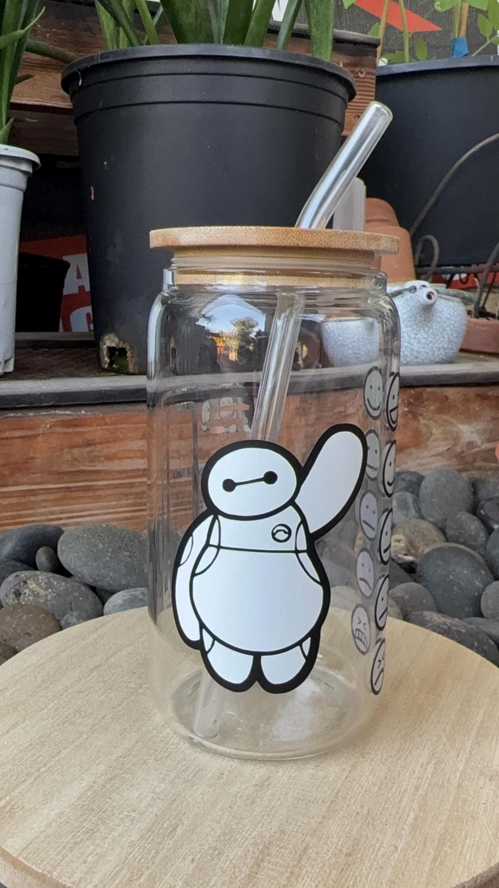 Baymax Glass Cup Pain Chart Color Changing BH6 Water Bottle - Etsy