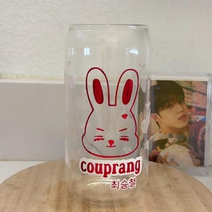 Color Changing SVT Choitcherry Couprang Glass Cup | Seventeen Kpop ...