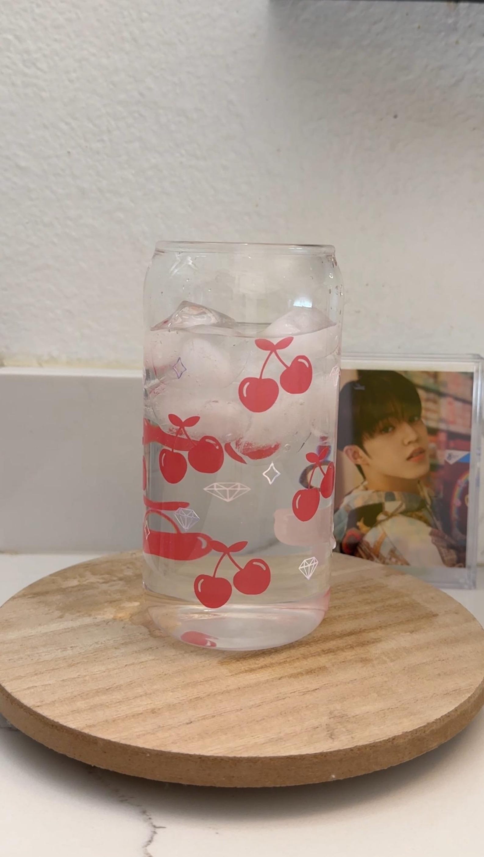 Color Changing SVT Choitcherry Couprang Glass Cup | Seventeen Kpop ...
