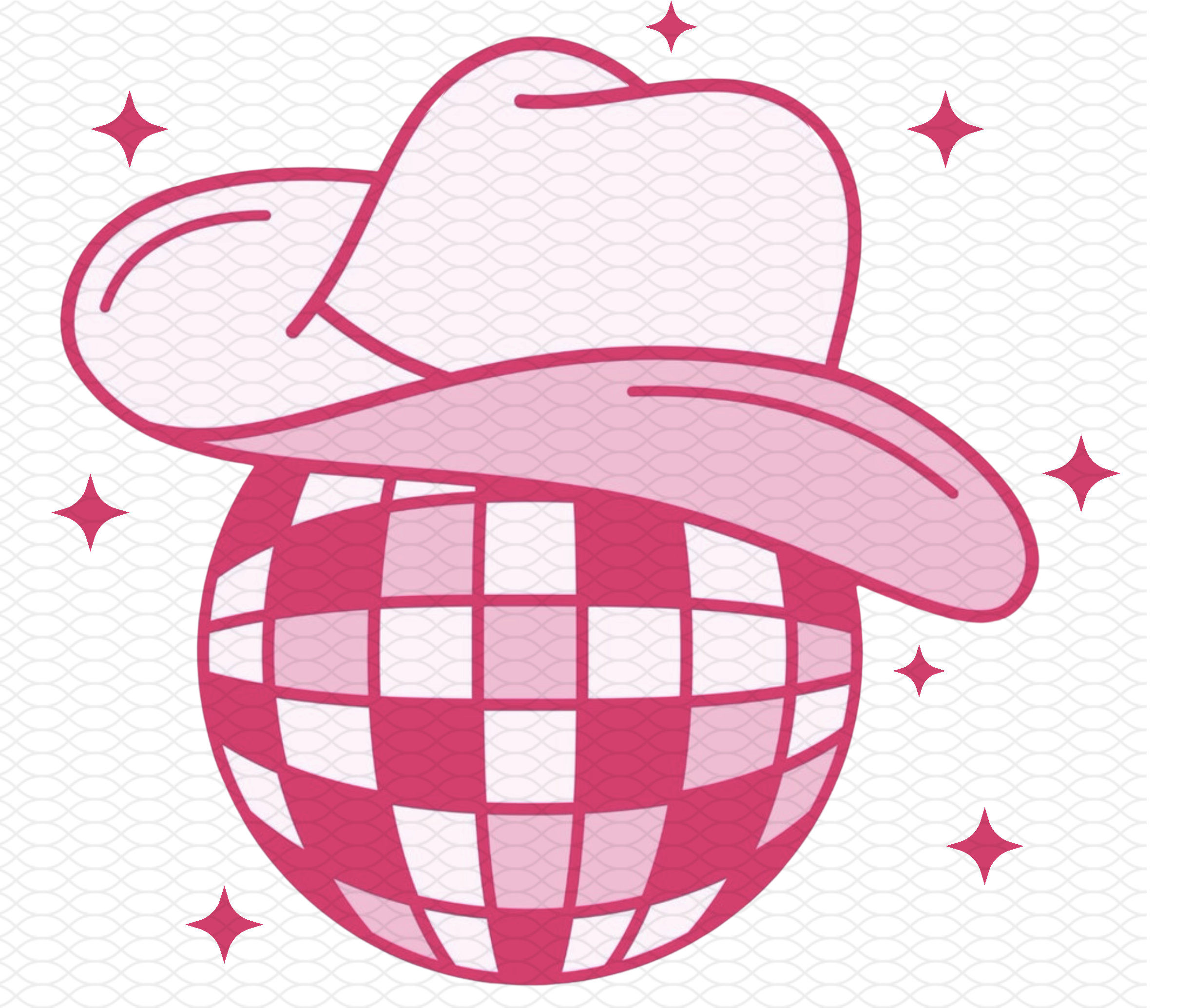 Disco Cowgirl Instant Download PNG Bachelorette - Etsy