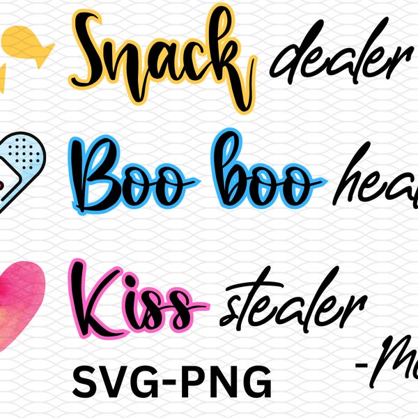 Snack Dealer Boo Boo Healer Kiss Stealer - Etsy
