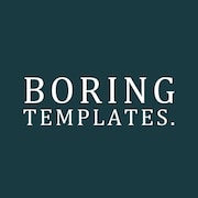 BoringTemplates - Etsy
