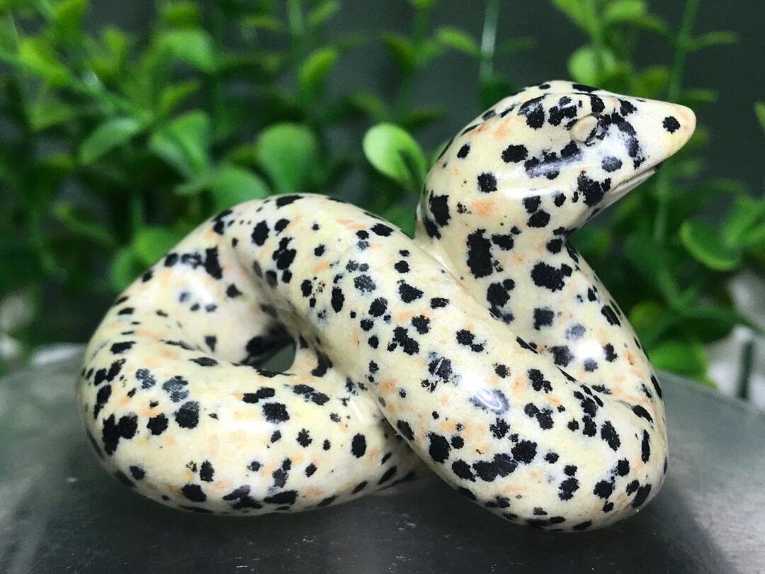 2.0 Natural Balmatin Stone Crystal, Crystal Hand Carving, Crystal Snake ...