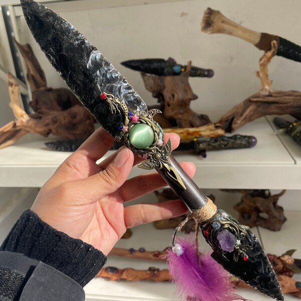 Crystal Dagger - Etsy