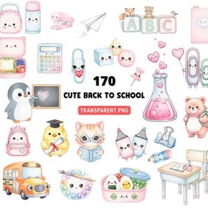 Back to School PNG | School Supplies Clipart | Teacher Clipart ...