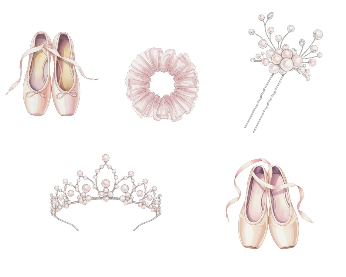 Pink Ballerina Clipart PNG | Ballet Clipart | Kids Clipart | Cute ...