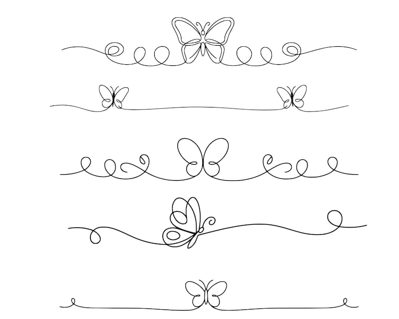 100 Line Divider SVG PNG Bundle | Design Element | Page Dividers ...