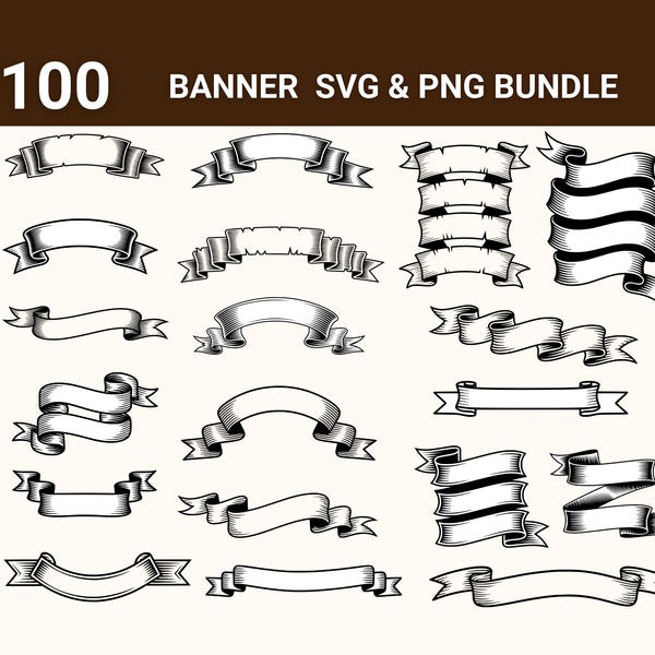 Banner Svg - Etsy