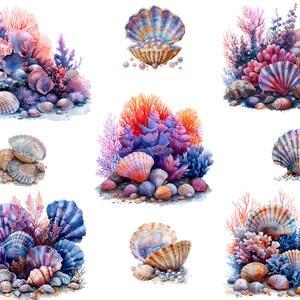 120+ Watercolor Mermaid Clipart Bundle |cute Mermaids PNG | Cute Sea ...