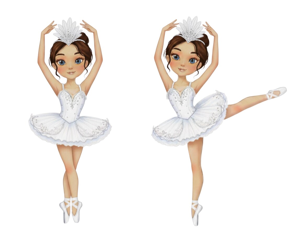 Pink Ballerina Clipart PNG | Ballet Clipart | Kids Clipart | Cute ...