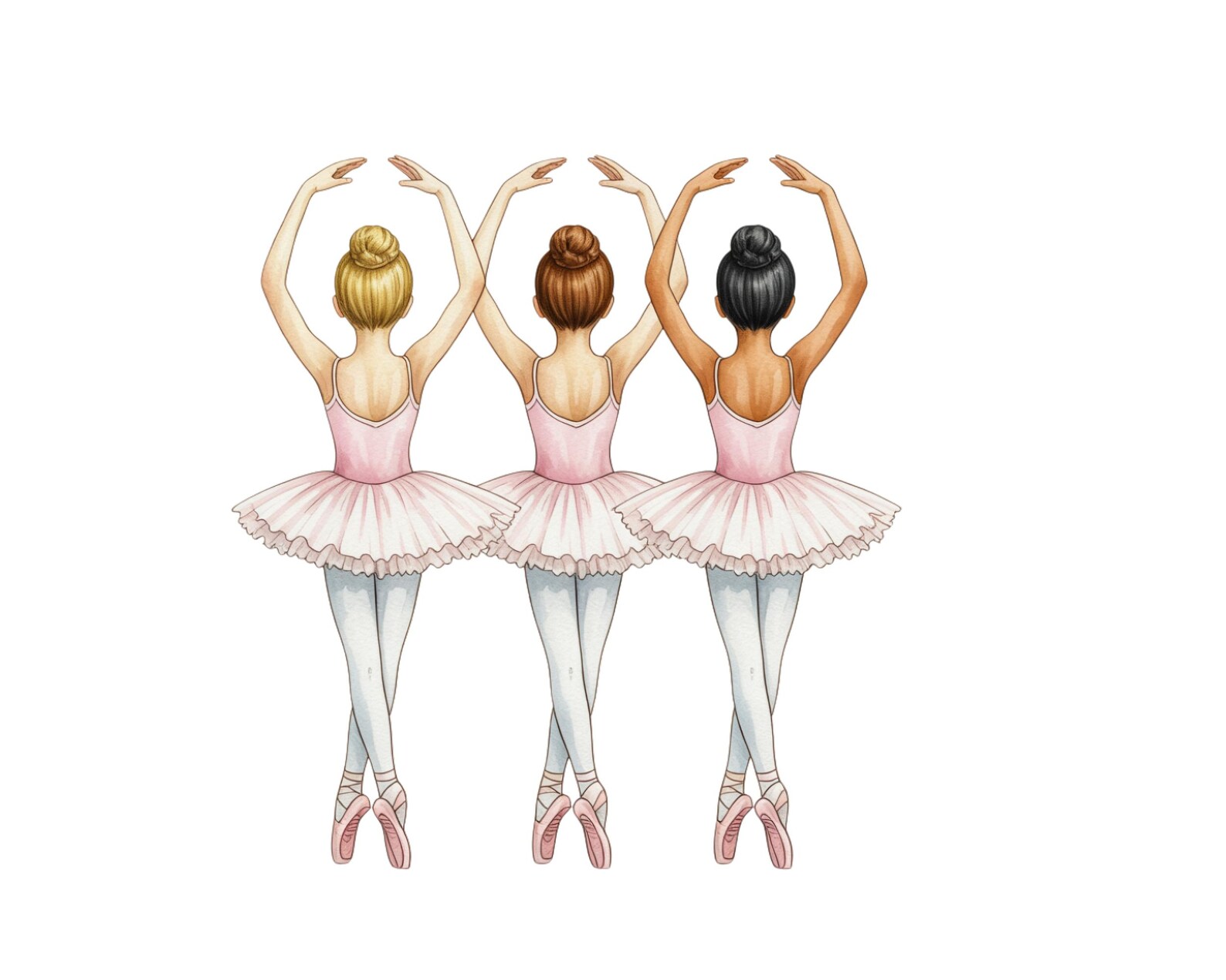 Pink Ballerina Clipart PNG | Ballet Clipart | Kids Clipart | Cute ...