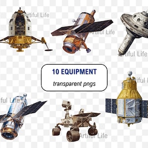 Realistic Watercolor Astronomy Clipart | 50+ Astronauts Space Explorer ...