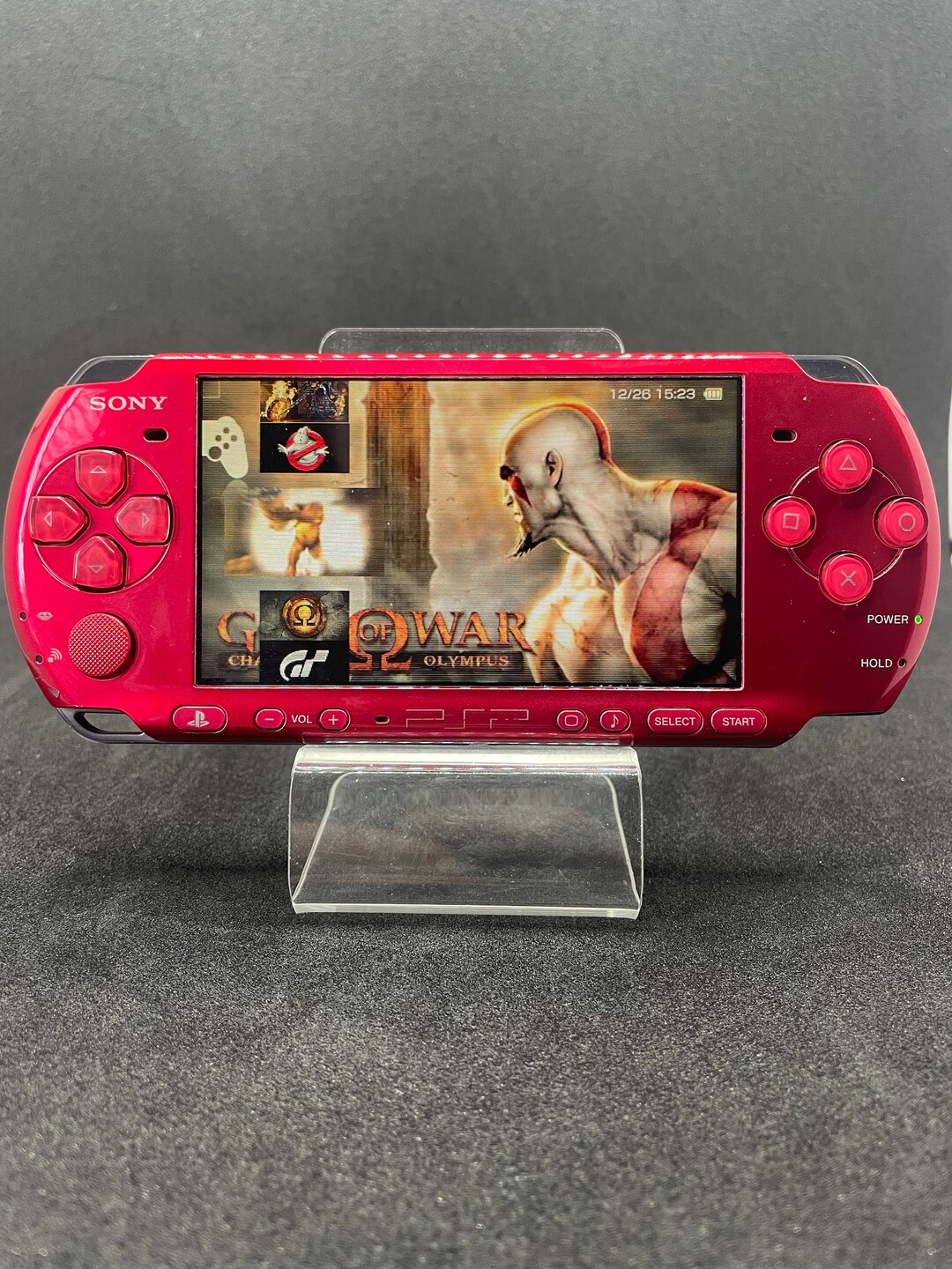 Sony PSP 3000 Playstation Portable Red Mod Bundle With Games Charger - Etsy