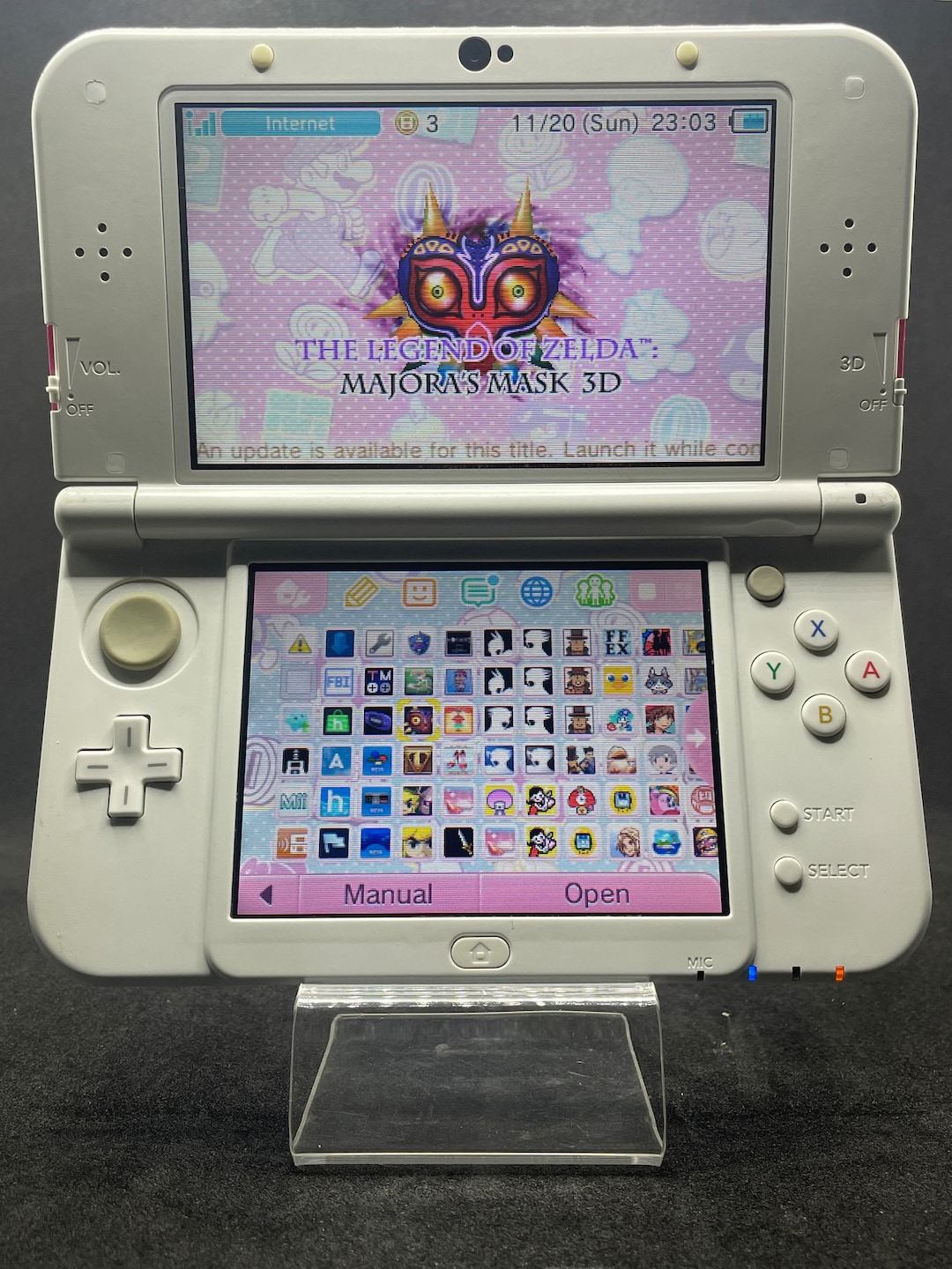 New Nintendo 3DS XL White Pink modded - Etsy