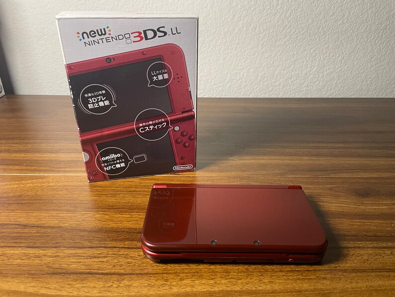 New Nintendo 3DS XL in Box modded Red - Etsy Canada