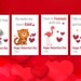 Printable Animals Valentine's Day Cards, Classroom Valentine's Day ...