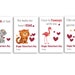 Printable Animals Valentine's Day Cards, Classroom Valentine's Day ...