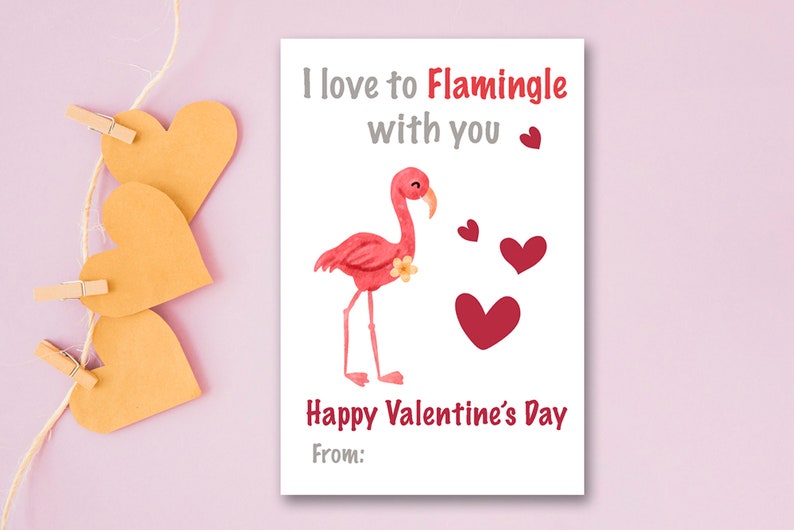 Printable Animals Valentine's Day Cards, Classroom Valentine's Day ...