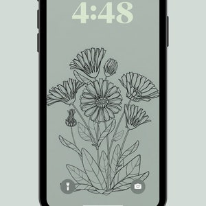 Floral iPhone Lockscreen Wallpapers| Botanical iPhone Wallpaper ...