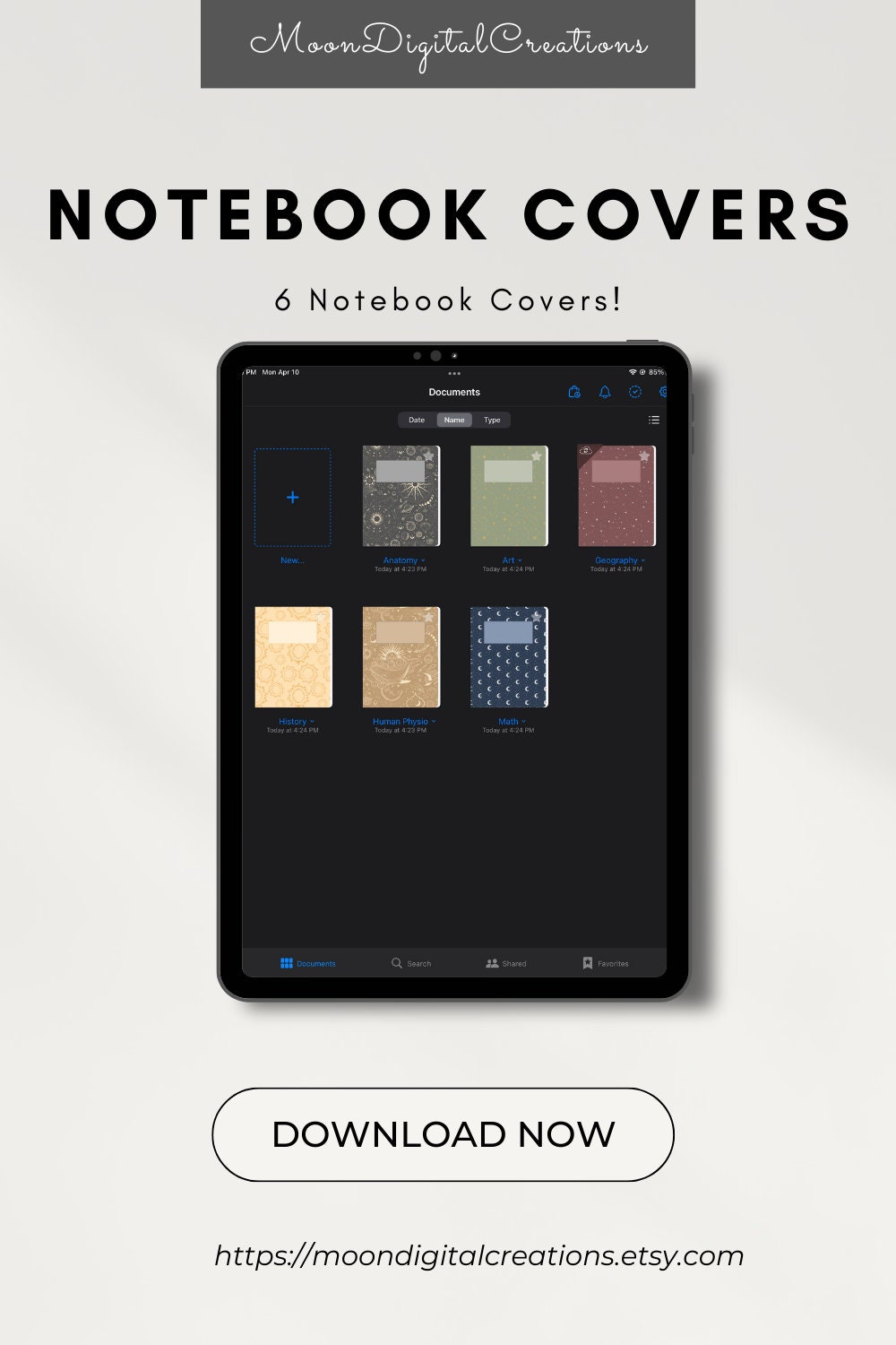 Goodnotes Notebook Covers, Celestial Themed| Sun Goodnotes Cover ...