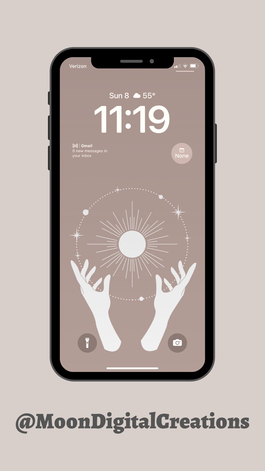 Witchy/boho iPhone Lockscreen Wallpapers Moon iPhone Wallpaper Black ...