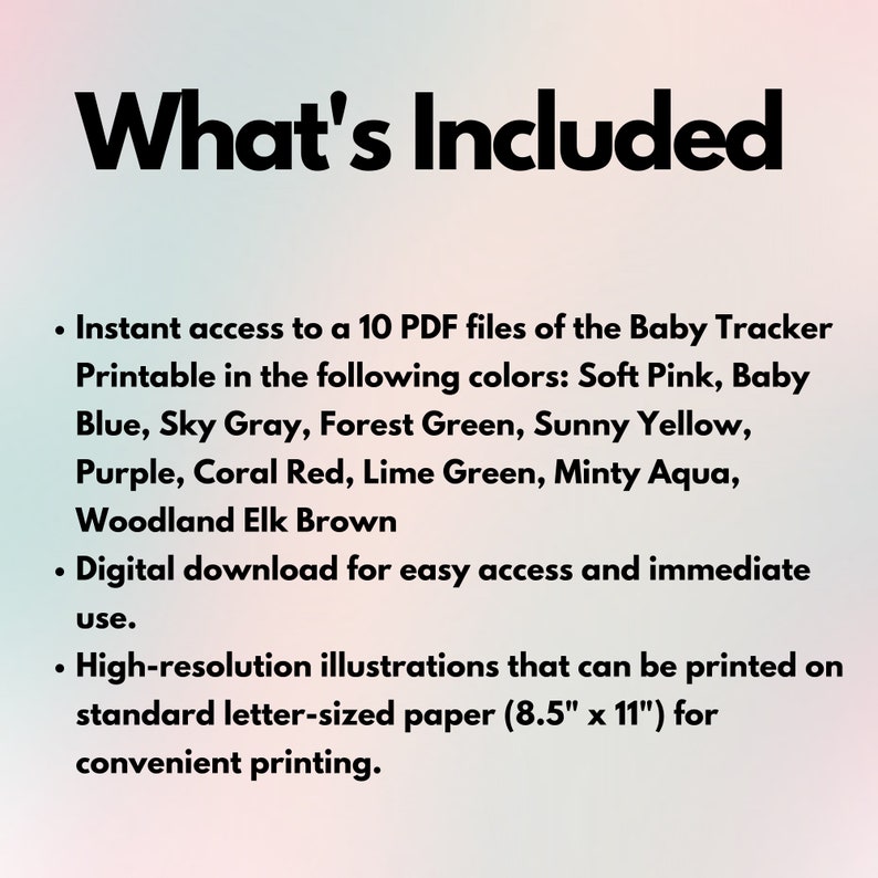 Newborn Baby Tracker Breastfeeding Tracker Baby Wellness Baby Log ...