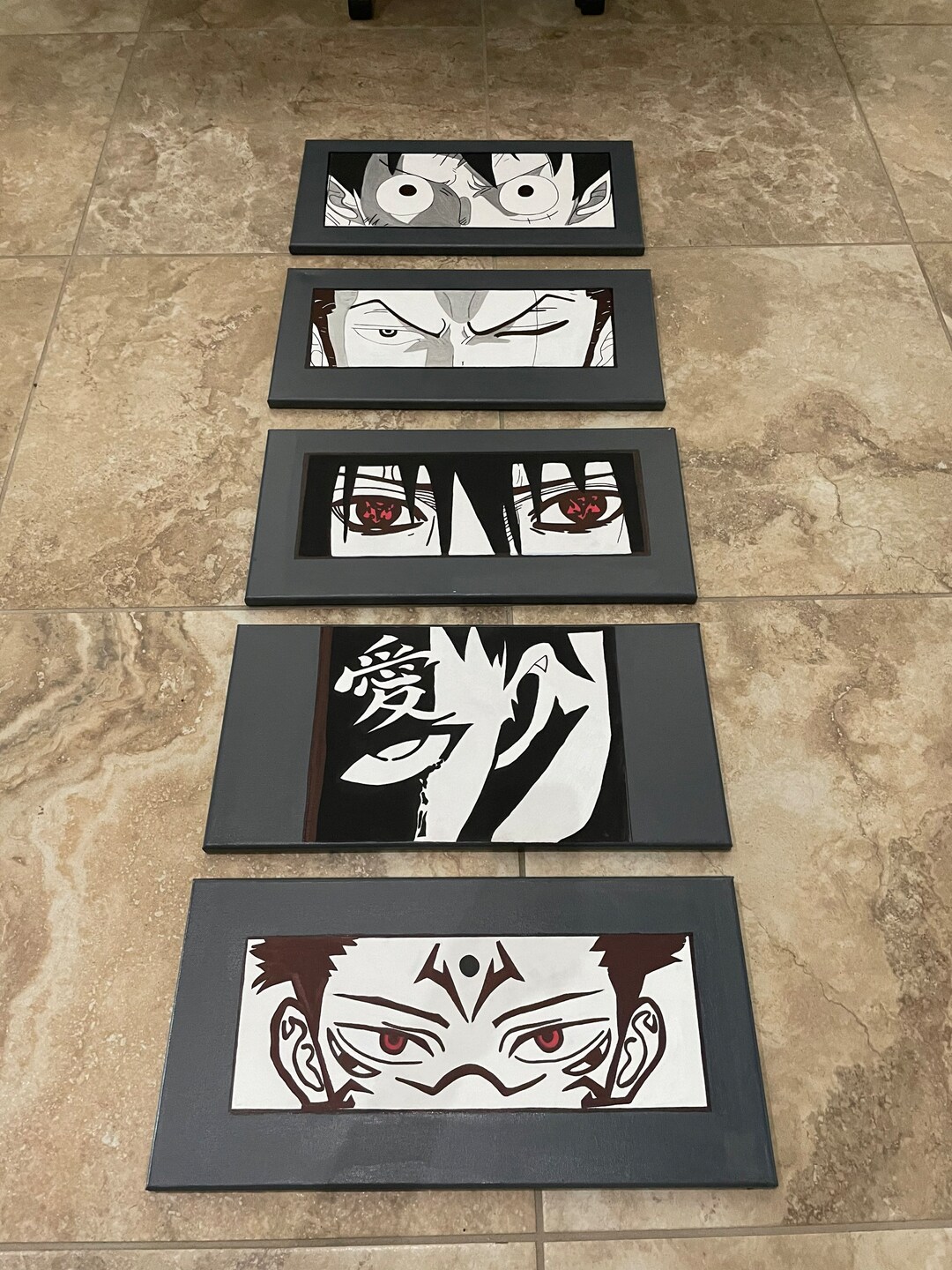 10x20 Inch Anime Character Paintings - Etsy
