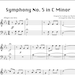 SIMPLIFIED Spring from the Four Seasons Easy Vivaldi Piano Sheet Music ...