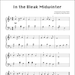 In the Bleak Midwinter | Easy Christmas Piano Sheet Music - Printable ...